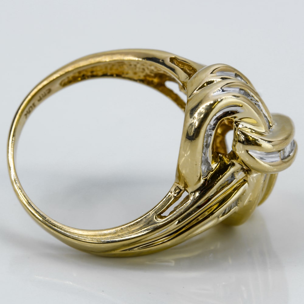 10k Gold Diamond Cocktail Ring – A&V Pawn