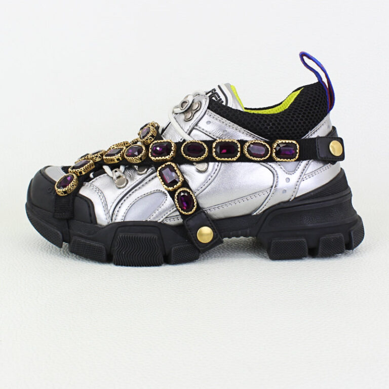 Gucci x SEGA Flashtrek Metallic Sneakers – A&V Pawn