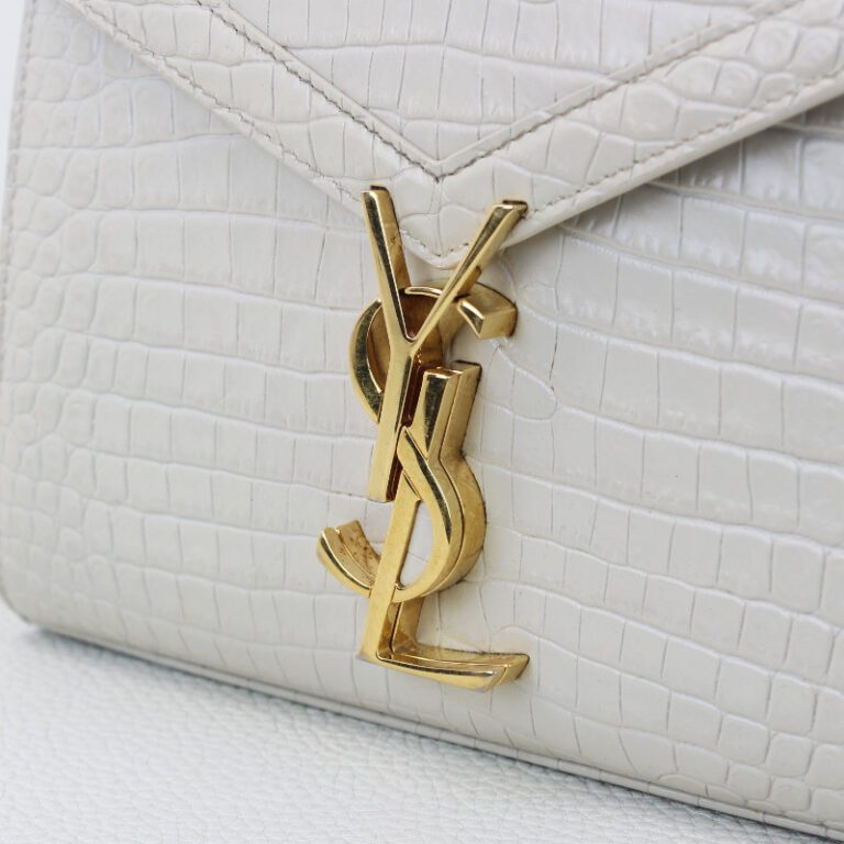 YSL Crocodile Embossed Mini Cassandra - A&V Pawn